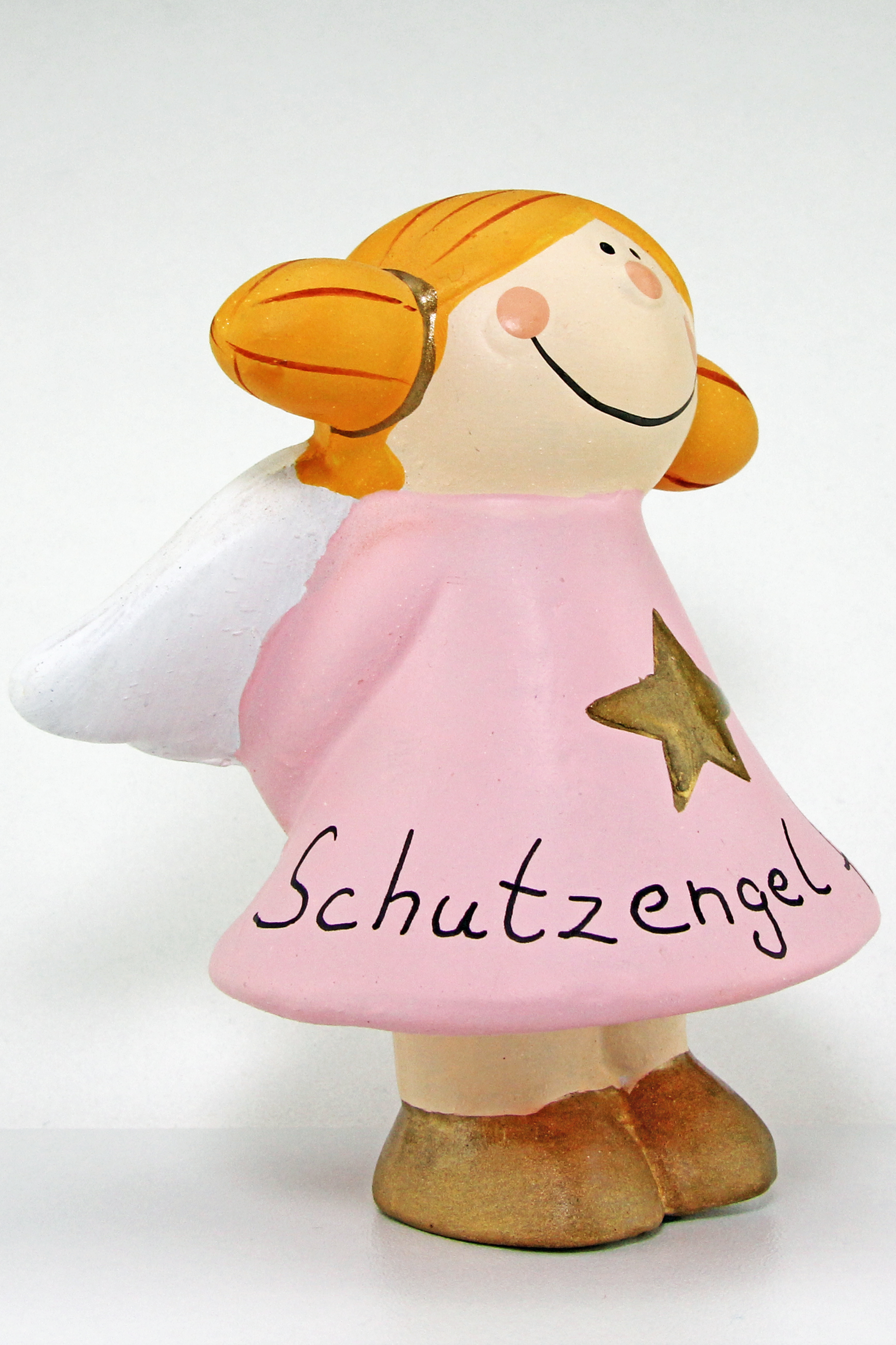 Schutzengel zur Taufe - verschiedene Farben - Mila kl. Ton Engel Stern